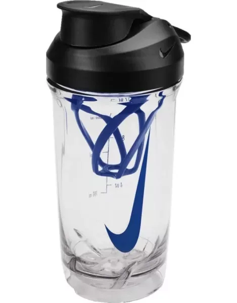Nike Tr Recharge Shaker Bottle 16 Oz Clear/Black/Game Royal/Game Royal ...